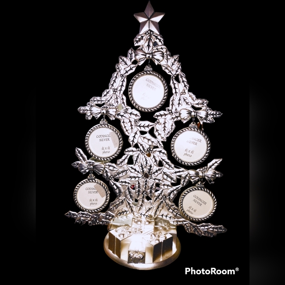 Godinger | Holiday | Godinger Silver Plated Christmas Photo Treeholds ...